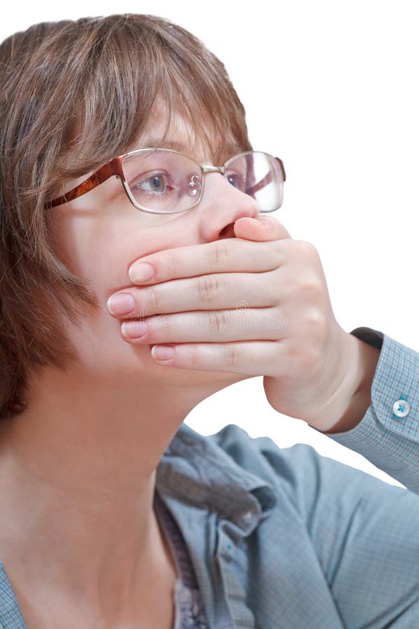 Boca Cerrada Del Brazo - Gesto De Mano Foto de archivo - Imagen de ...