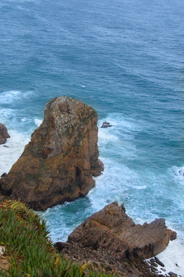 Boca Da Roca in the West of Portugal Stock Image - Image of beach ...