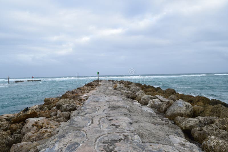 Boca Raton Inlet before the Storm Stock Photo - Image of left, keys ...