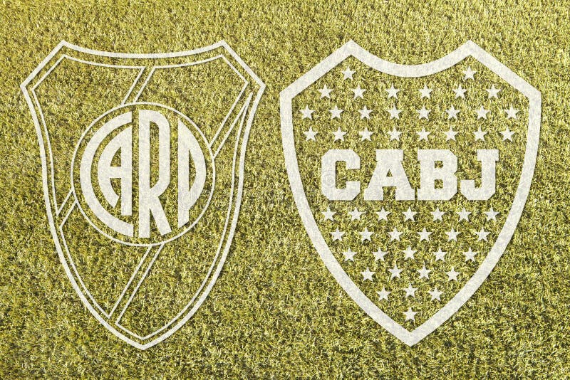 Boca and river emblem editorial stock image. Image of america - 135519414