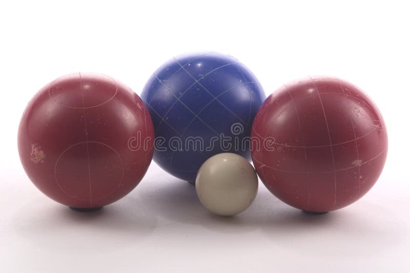 Bocce balls stock image. Image of boccino, backyard, jack - 6039493
