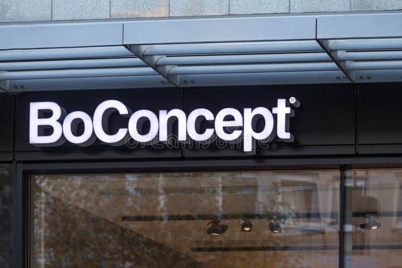 Boconcept Sign and Logo Text Front of Shop Bo Concept Store Furniture ...