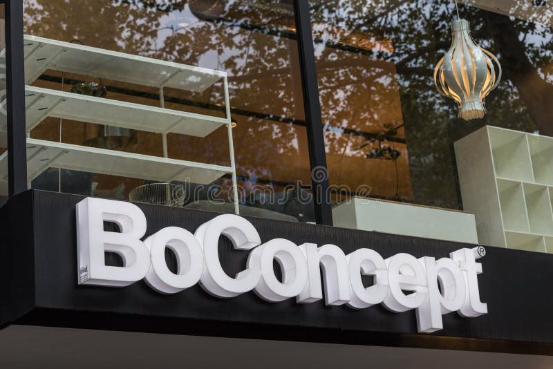 Boconcept Sign and Logo Text Front of Shop Bo Concept Store Furniture ...