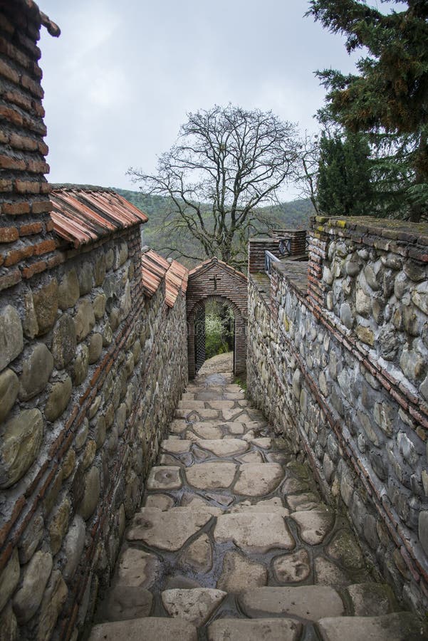 Bodbe Monastery, Georgia stock image. Image of landscape - 117339073