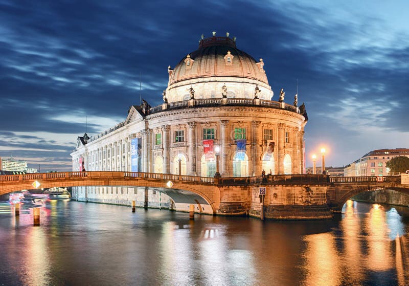 Bode Museum, Berlin, Germany Stock Image - Image of scene, night: 108702743