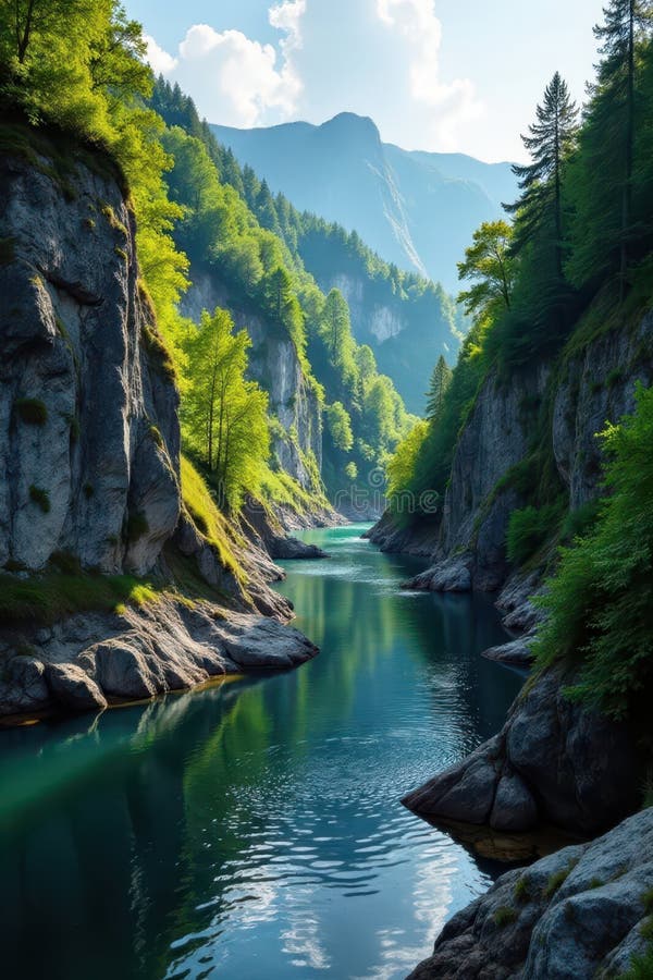 Bode River Gorge, Harz National Park, Dramatic Cliffs, Clear Water ...