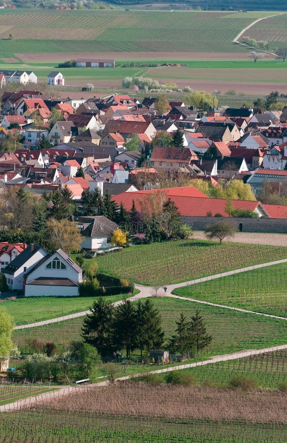 Bodenheim, a Beautiful Town in Rhineland, Germany Stock Image - Image ...