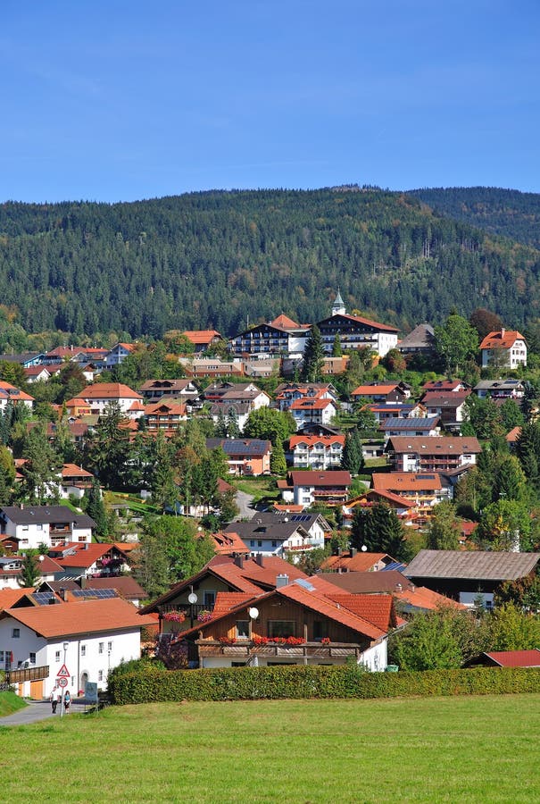 Bodenmais Im Bayerischen Wald, Unteres Bayern, Deutschland Stockbild ...