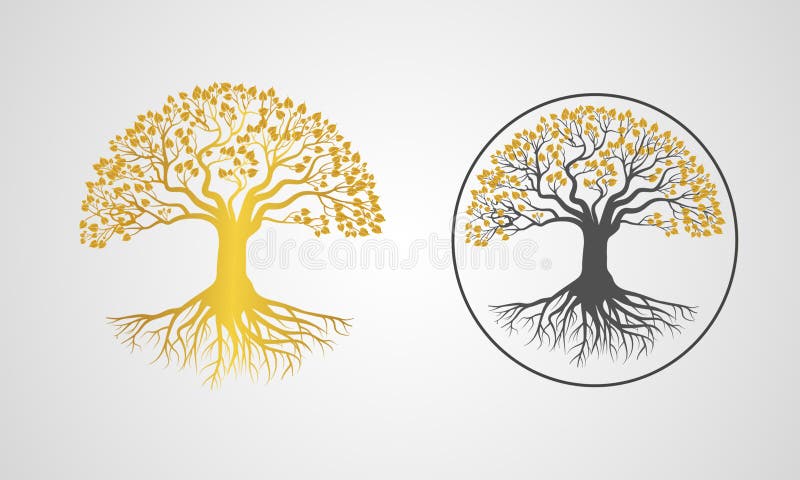 Bodhi Tree Vector Image Download Stock Illustration - Illustration of ...