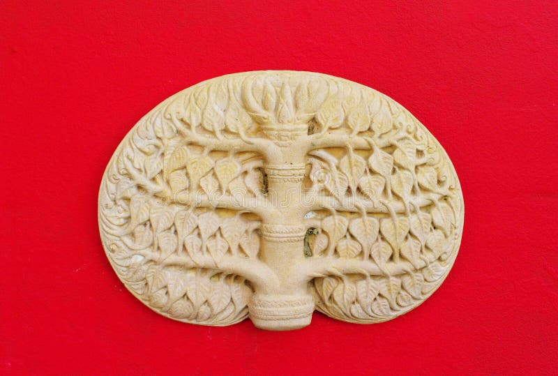 Bodhi tree earthenware stock photo. Image of hardened - 26847000