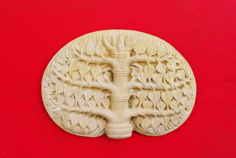 Bodhi tree earthenware stock photo. Image of hardened - 26847000