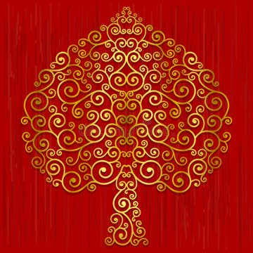 Bodhi Drawing Tree Stock Illustrations – 174 Bodhi Drawing Tree Stock ...