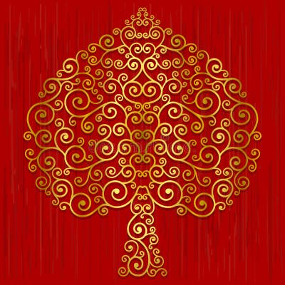 Bodhi Drawing Tree Stock Illustrations – 174 Bodhi Drawing Tree Stock ...