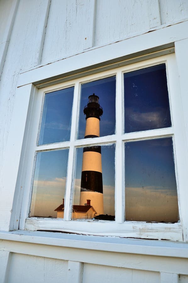 Lighthouse Reflected Window Stock Photos - Free & Royalty-Free Stock ...