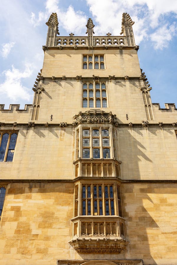 Bodleian Library Building in Oxford, UK Stock Illustration ...