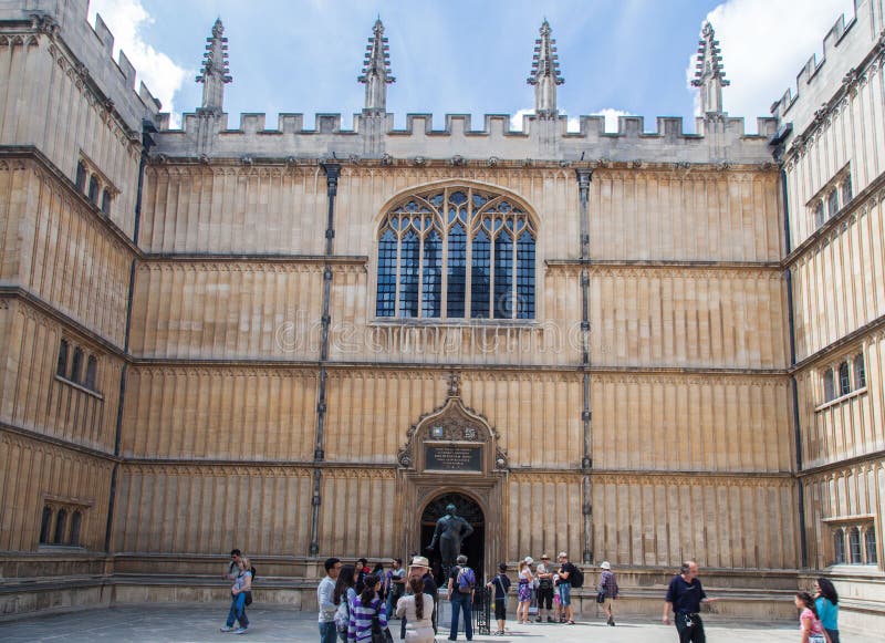 Bodleian Library - Oxford - England Stock Image - Image of university ...