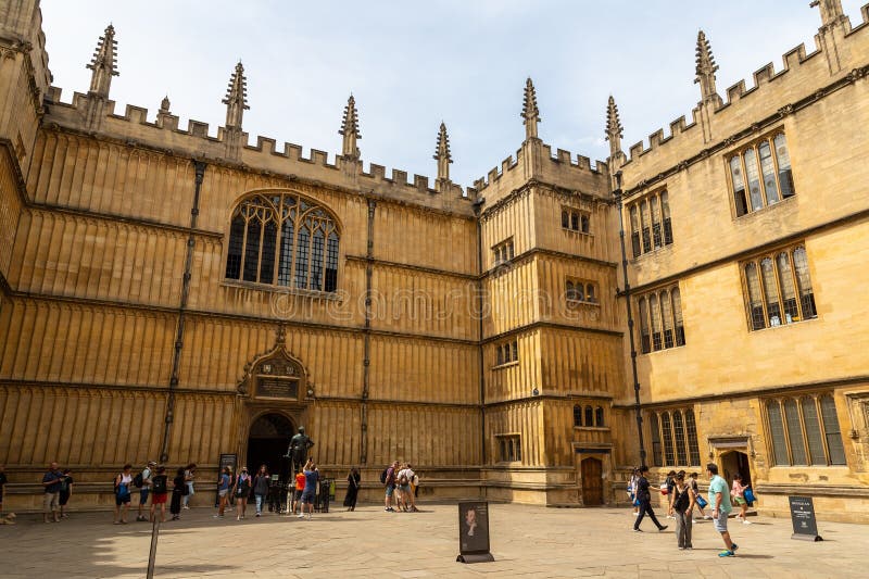 Bodleian Library - Oxford Main Science Library in Oxford, UK Editorial ...