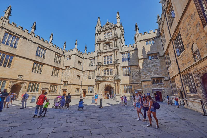 Bodleian Library in Oxford editorial photography. Image of gothic ...