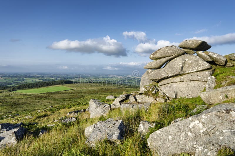 Kilmar Tor on Bodmin Moor in Cornwall Stock Image - Image of british ...