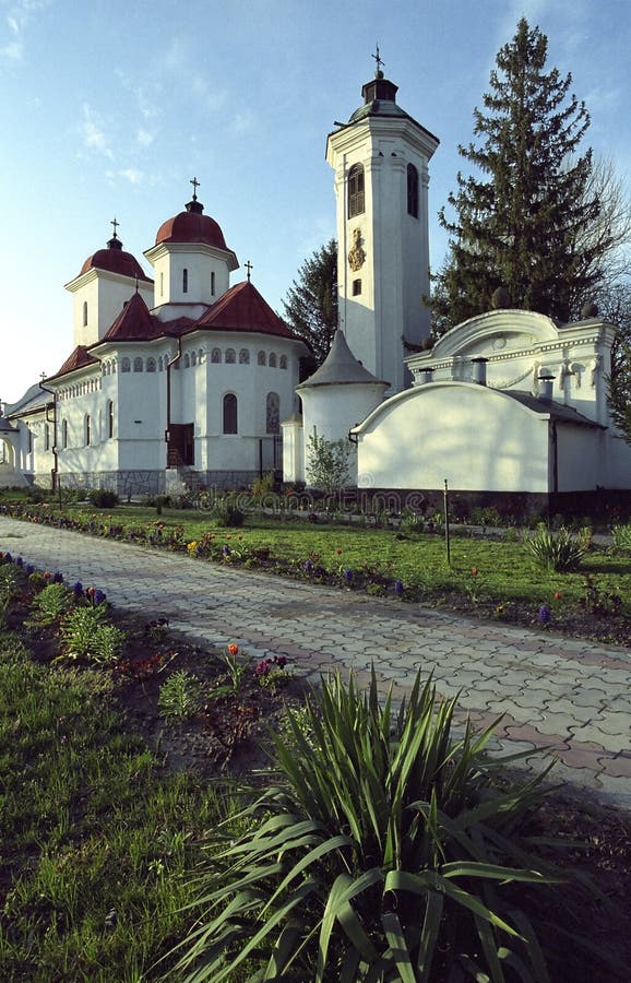 Bodrog Monastery stock photo. Image of arad, flower, tree - 4984886