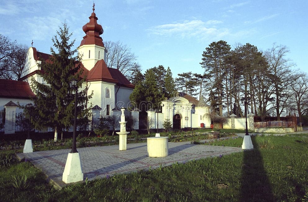 Bodrog Monastery stock image. Image of walls, plants, monastery - 4984959