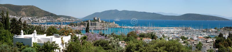 Bodrum stock image. Image of rock, serene, island, panorama - 10185663