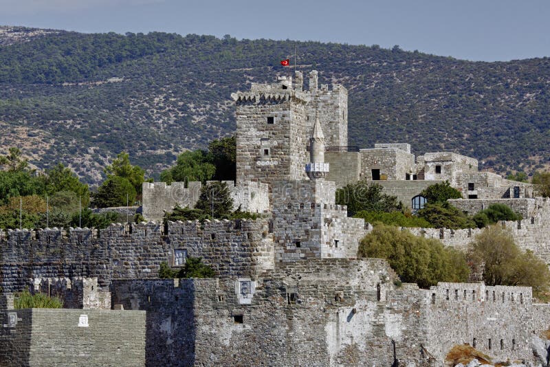 Bodrum Castle stock photo. Image of stones, turkey, bodrum - 21832500