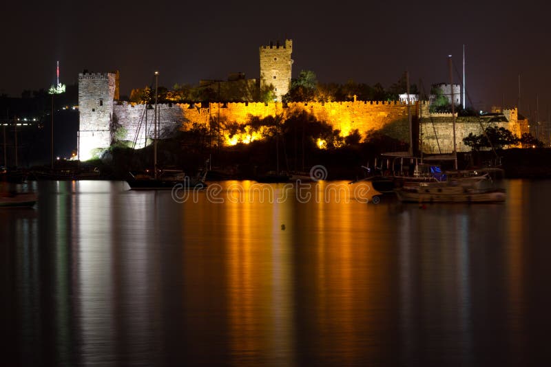Bodrum Castle stock photo. Image of turkey, summer, mediterranean ...