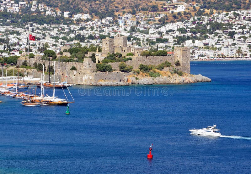 Bodrum Castle stock image. Image of region, aegean, port - 59483863
