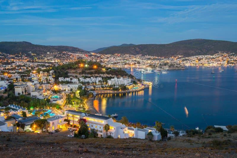 Bodrum sunset stock image. Image of beach, beautiful - 16116709