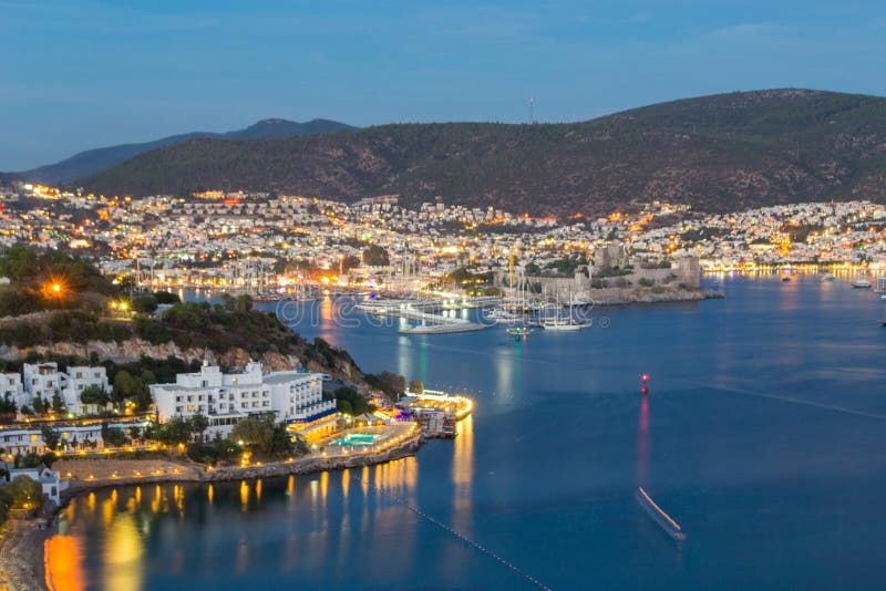 Bodrum sunset stock image. Image of beach, beautiful - 16116709