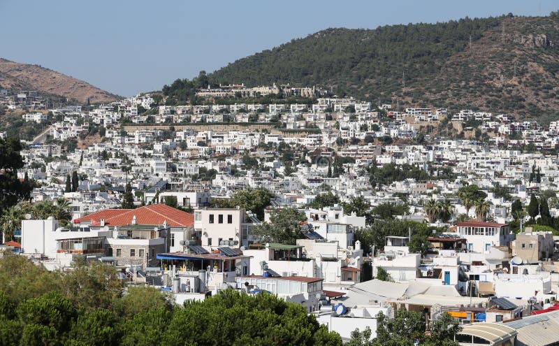 Bodrum Town stock image. Image of white, travel, summer - 66169889
