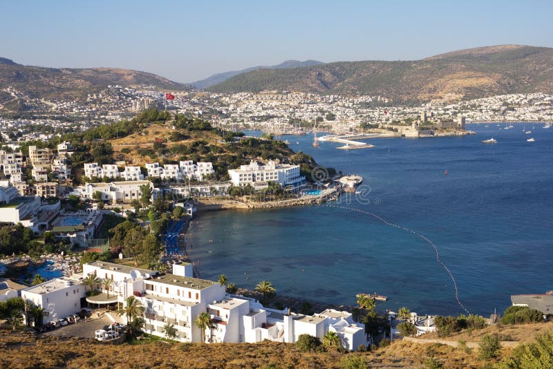Bodrum, Turchia immagine stock. Immagine di egeo, roccia - 20527719