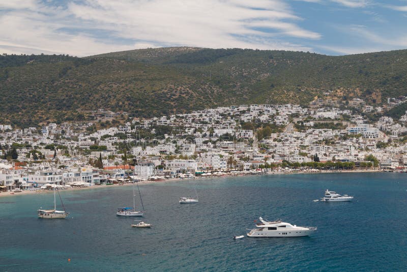 Ships in the bay of Bodrum editorial photo. Image of turkey - 126916126