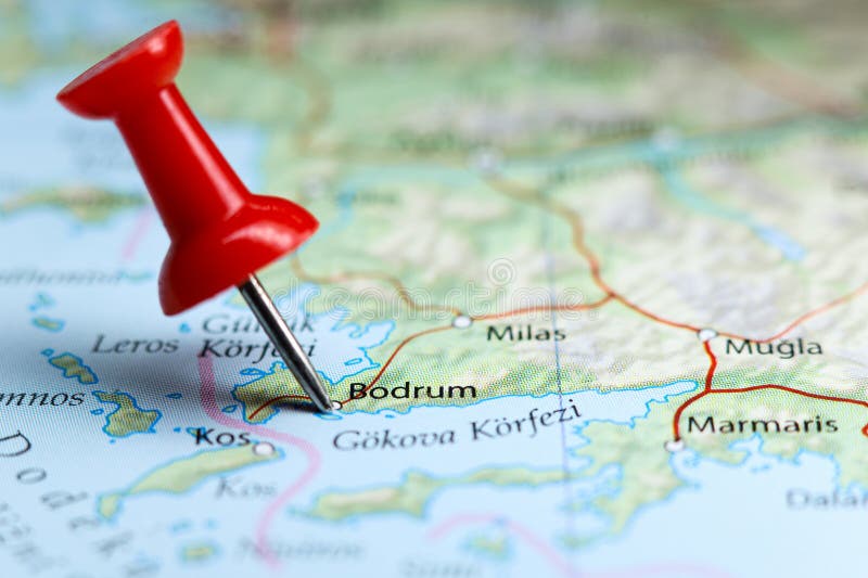 Bodrum Turkey Pin Map Stock Photos - Free & Royalty-Free Stock Photos ...