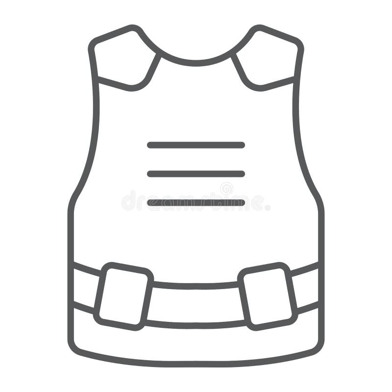 How To Draw A Bullet Proof Vest