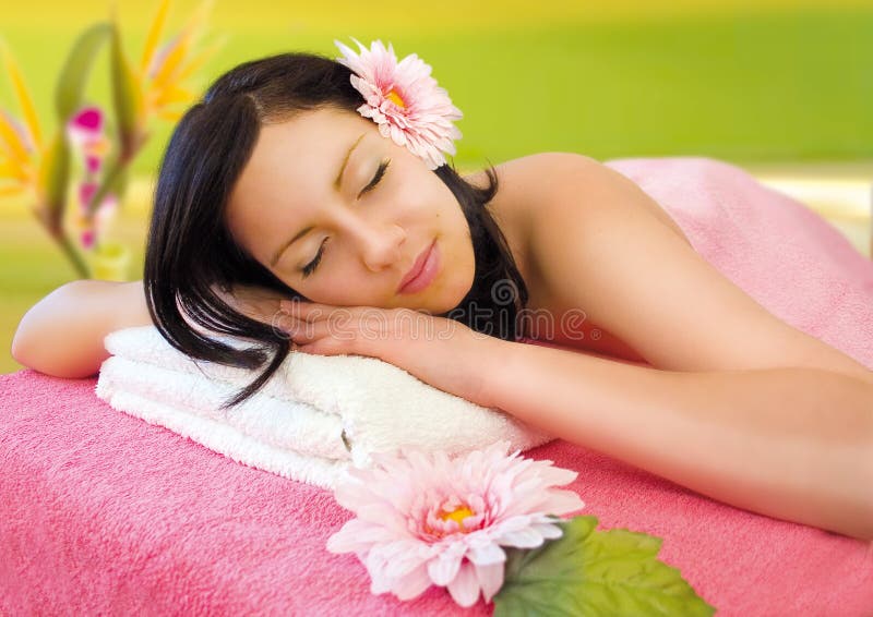 Beauty relaxation at spa stock photo. Image of latina - 19533550