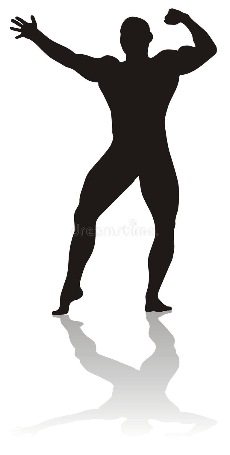 Shadow Bodybuilder Stock Illustrations – 954 Shadow Bodybuilder Stock ...