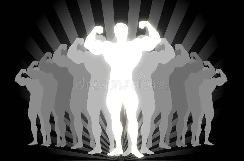 Body Builder ! stock illustration. Illustration of builder - 2315777