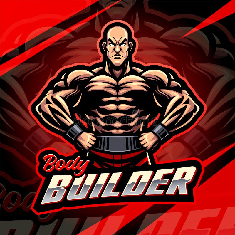 Male Body Builder Logo Stock Illustrations – 1,495 Male Body Builder ...