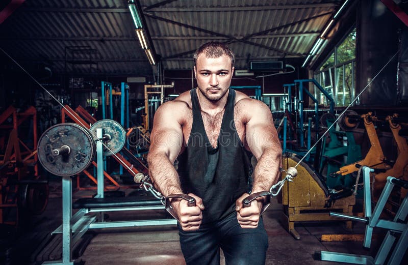 Body Builder Working stock photo. Image of center, people - 40889798