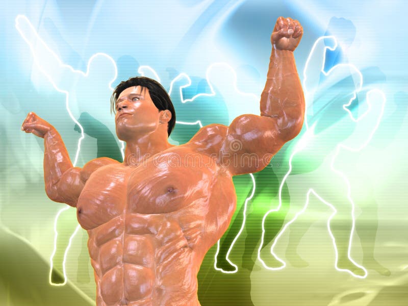 Body Building Contestents on Stage Editorial Image - Image of flexing ...