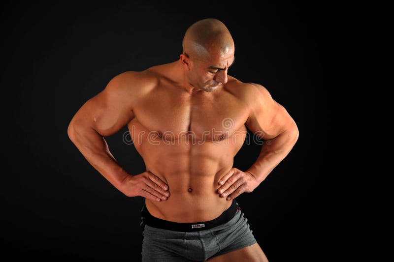 Body Building , Extreme Muscle Man Stock Photo - Image of kilograms ...