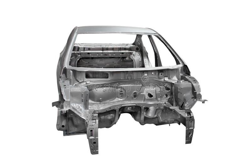 Smart Car Chassis Body Frame Detail Isolated Stock Photo - Image of ...