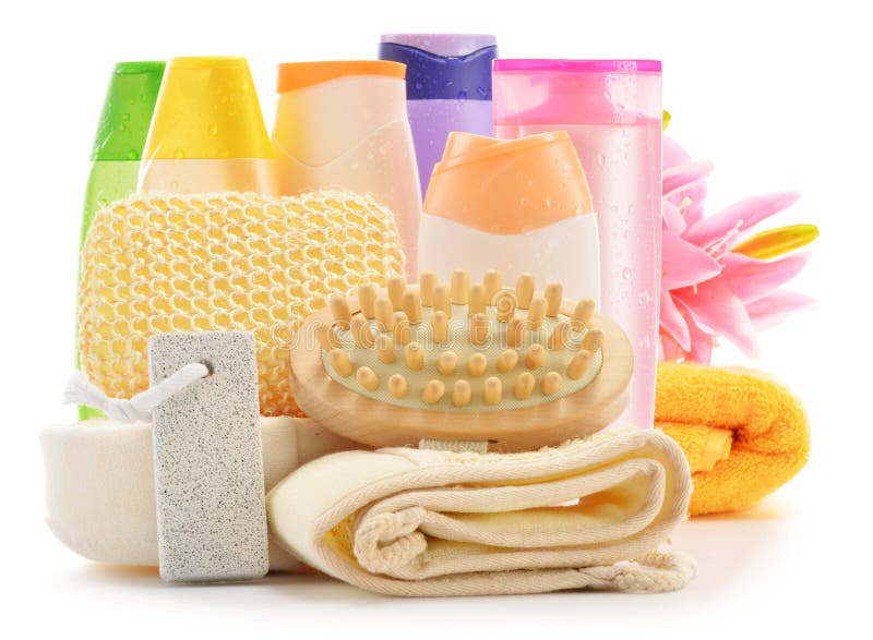 Body care in a basket stock photo. Image of resort, objects - 834734