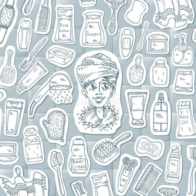 Body Care stock vector. Illustration of care, buds, design - 34311509