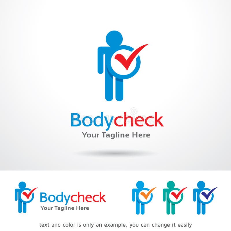 Body Check Logo Template Design Vector Stock Vector - Illustration of ...