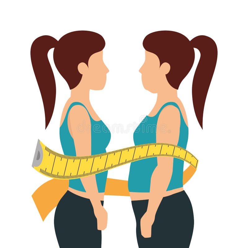 Female Waist with Surgery Lines Stock Vector - Illustration of patient ...