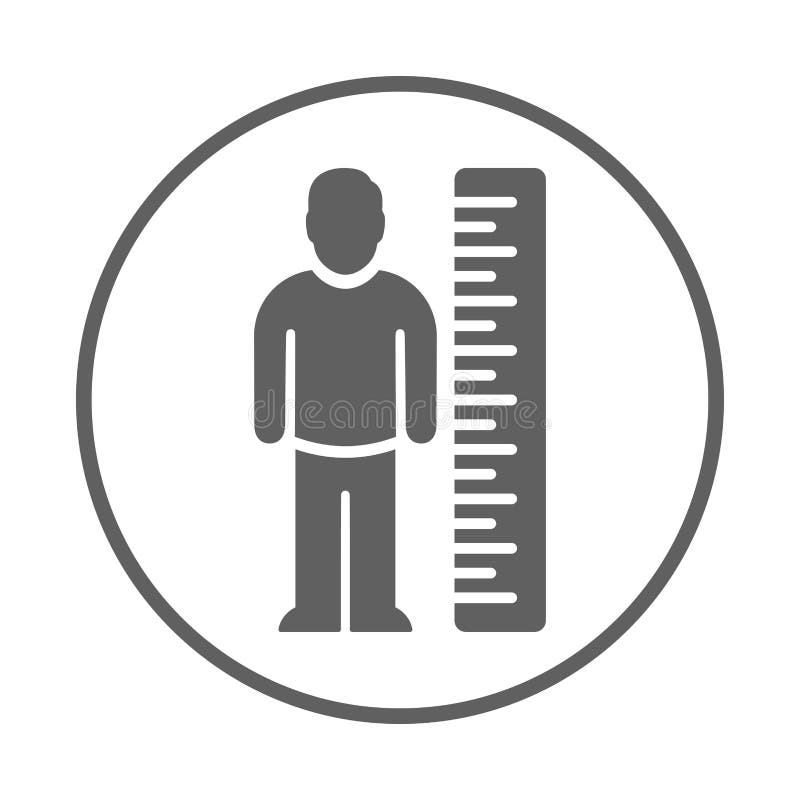 Body, Figure, Measurement Icon. Gray Vector Graphics Stock Illustration ...