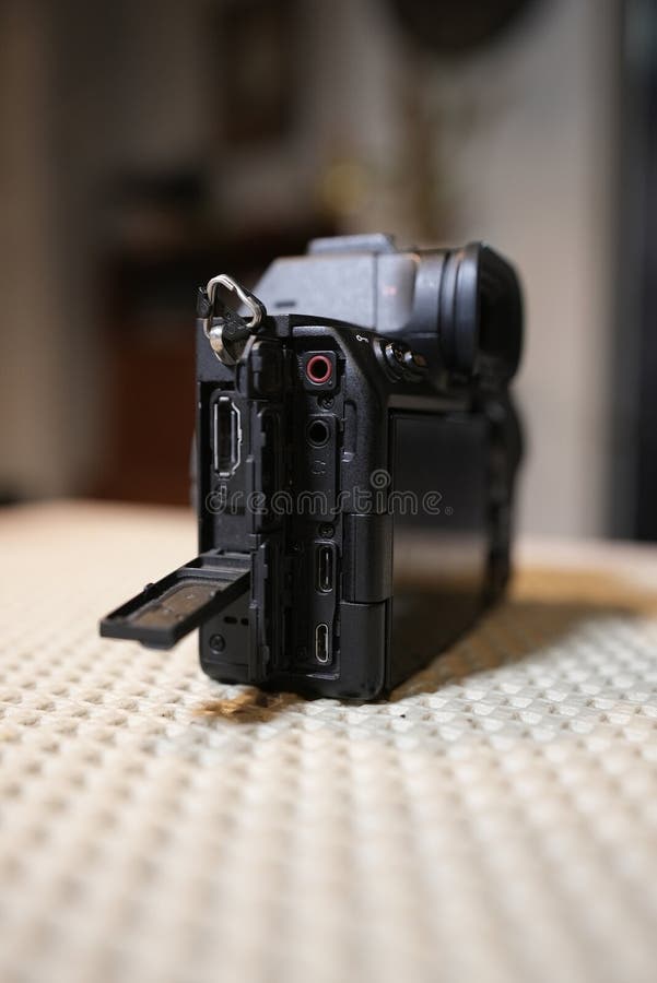 Body only Full Frame Hybrid Mirrorless Camera, Camera Body. Stock Photo ...